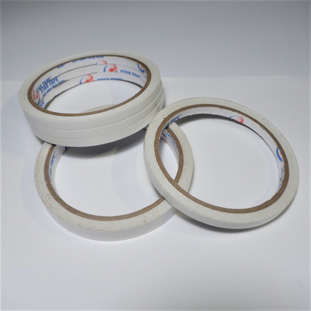 Jual ISOLASI DOUBLE TAPE 1/4 INCHI SEVEN STAR | ALHAZEN_BS | Shopee ...
