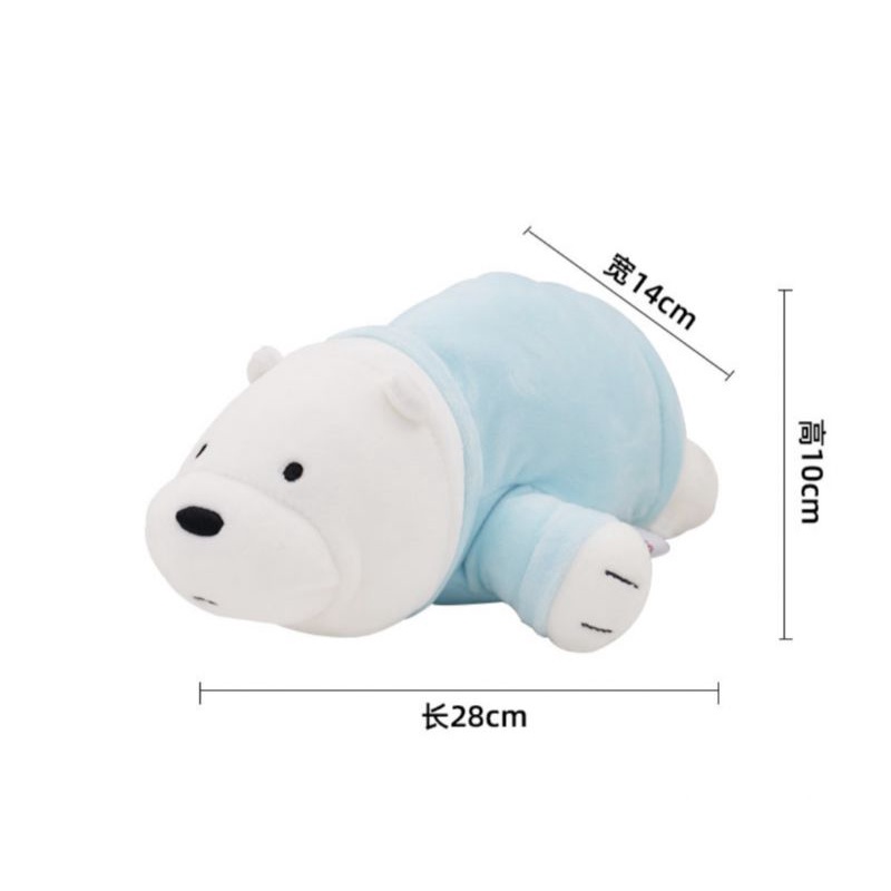 Jual Original Boneka Miniso We Bare Bears 3in1 Panda Grizzly Ice Bears 28cm | Shopee Indonesia