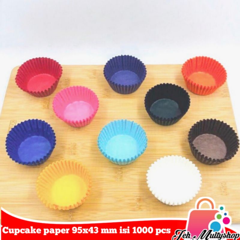 Jual Kertas cupcake 95x43 mm isi 1000 pcs / Cup mochi / paper cupcake ...