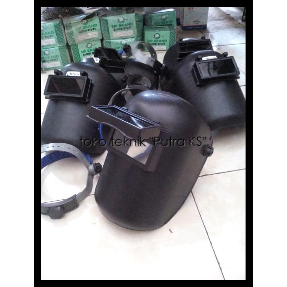 Jual HELM LAS KEPALA SETTING PUTAR + KACA / TOPENG LAS / KEDOK LAS KODE ...