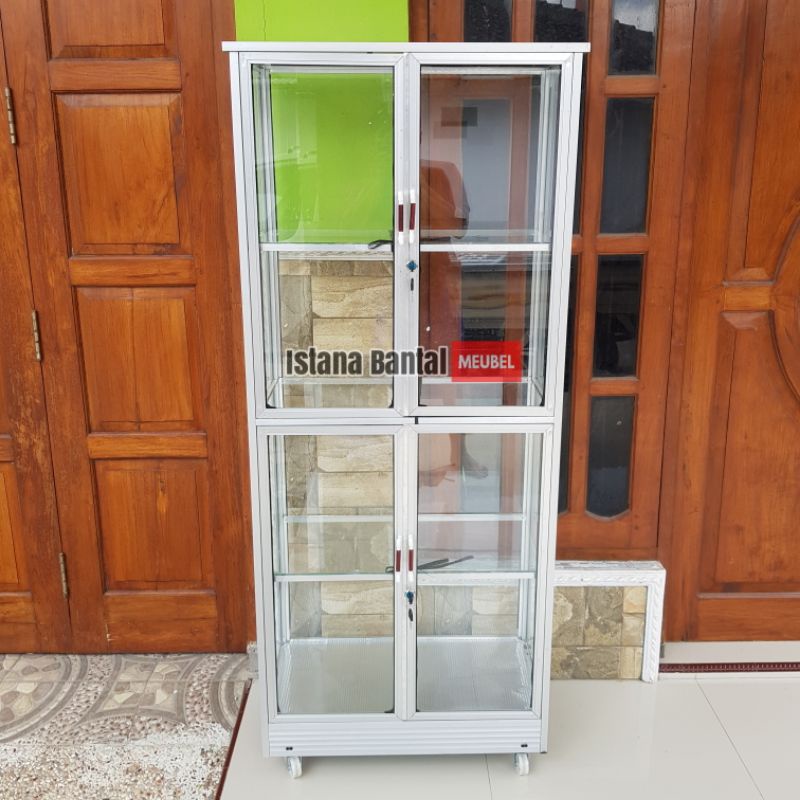 Jual Rak Etalase Berdiri Roda | Shopee Indonesia
