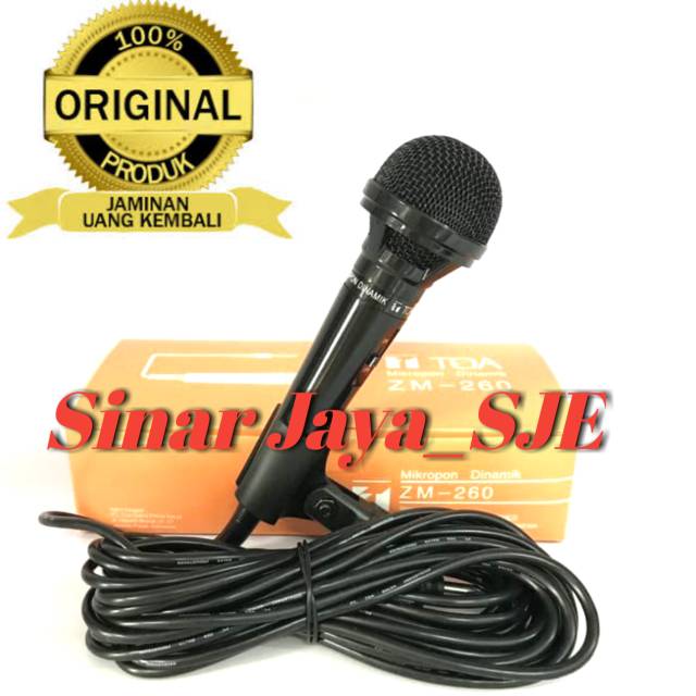 Jual Mic kabel TOA/Microphone cable TOA ORIGINAL PRODUCT | Shopee Indonesia