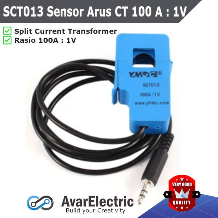 Jual YHDC SCT 013 100A 1V Split CT Current Transformer Sensor Arus ...