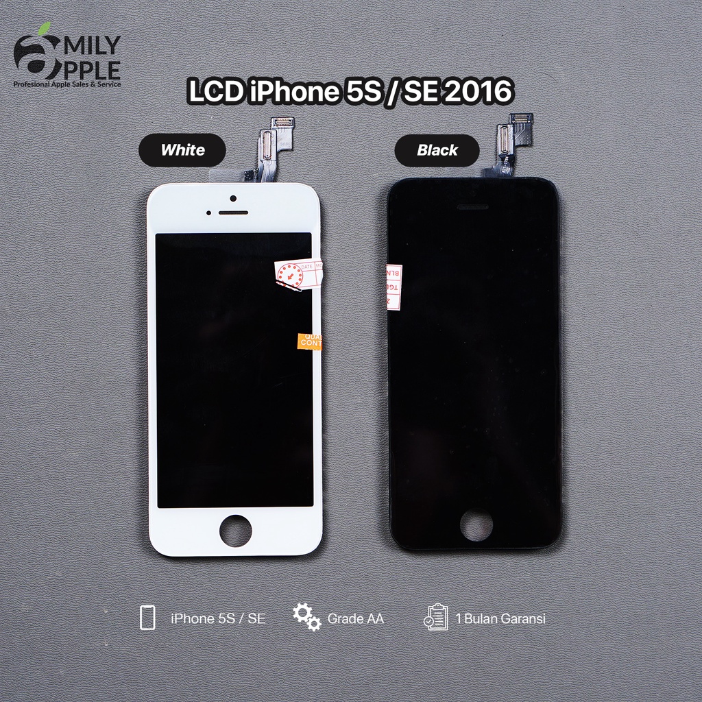 Jual LCD Touchscreen Iph 5S SE 2016 Fullset ( AA ) | Shopee Indonesia