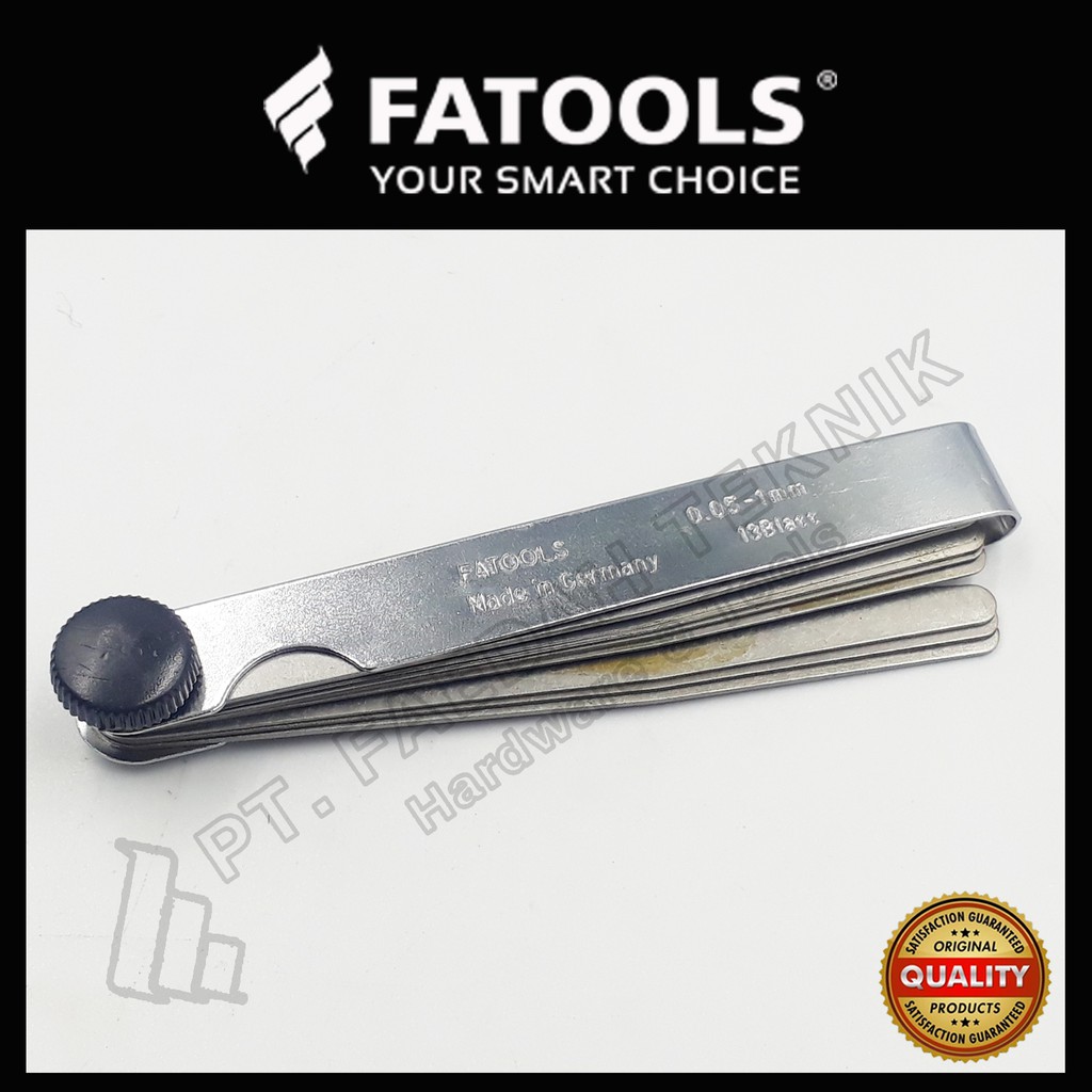 Jual FATOOLS FG13M-04 - METRIC FEELER GAUGE 13 Blatt | Shopee Indonesia