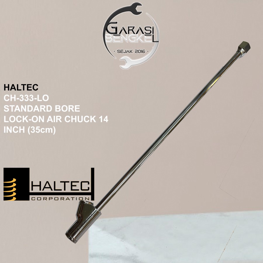 Jual HALTEC CH-333-LO Standard Bore Lock-On Air Chuck 14 Inch / 35 cm Kepala isi angin ban ...