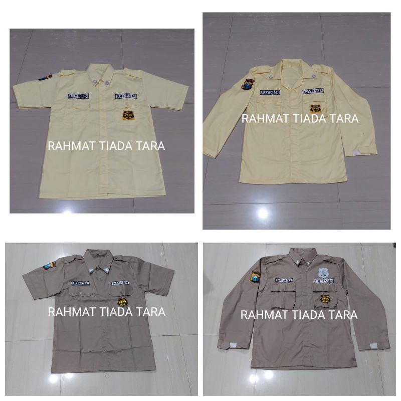 Jual (TK.RTT)BAJU SATPAM PDL & PDH TERBARU,SERAGAM SATPAM TERBARU | Shopee Indonesia