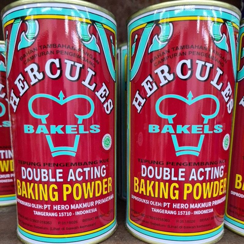 Jual Hercules Baking Powder 450grm double acting | Shopee Indonesia