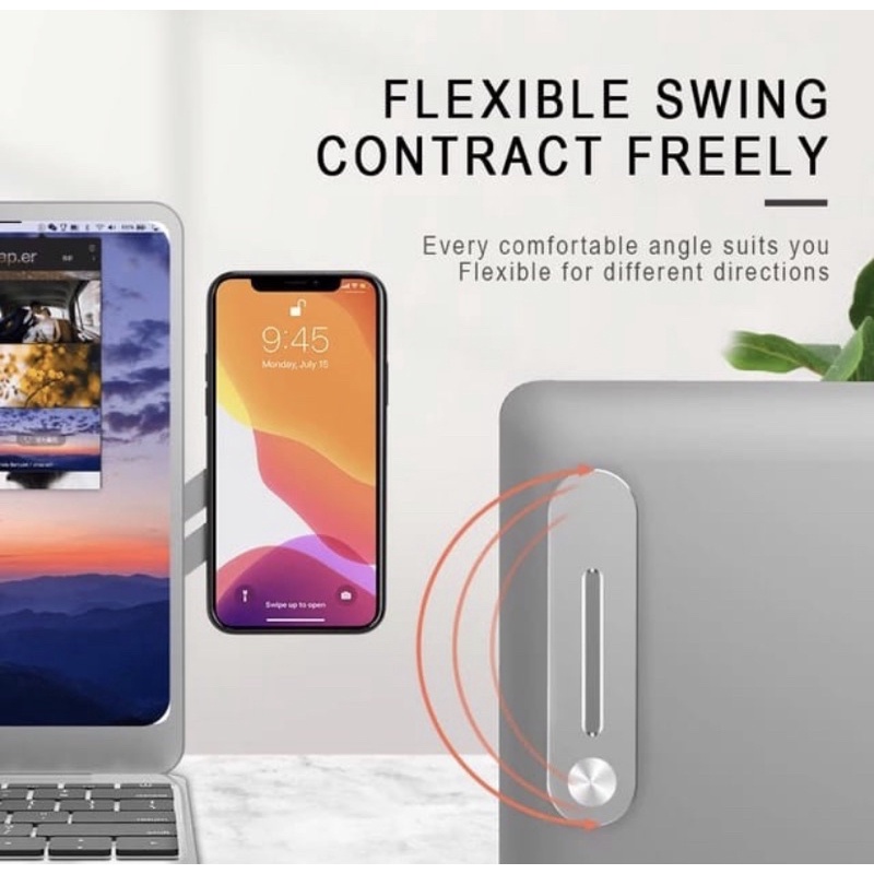 Jual Adjustable Phone Holder for Laptop Stand Penyangga Penahan Dudukan ...