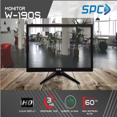 Jual MONITOR LCD LED SPC W-190S / SM-19HD DISPLAY 19" INCH FULL HD (GARANSI RESMI) | Shopee ...