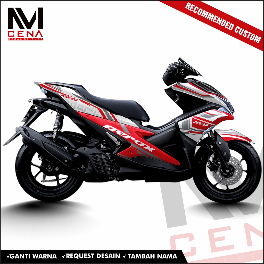 Jual Sticker Striping Decal Aerox 155 full body sticker aerox ranger ...