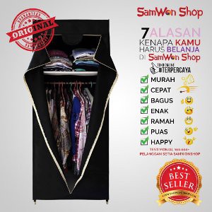 Jual Jual Lemari Kain Munzell Type LPF 02 T Lemari Pakaian 1 Gtg 2 ...