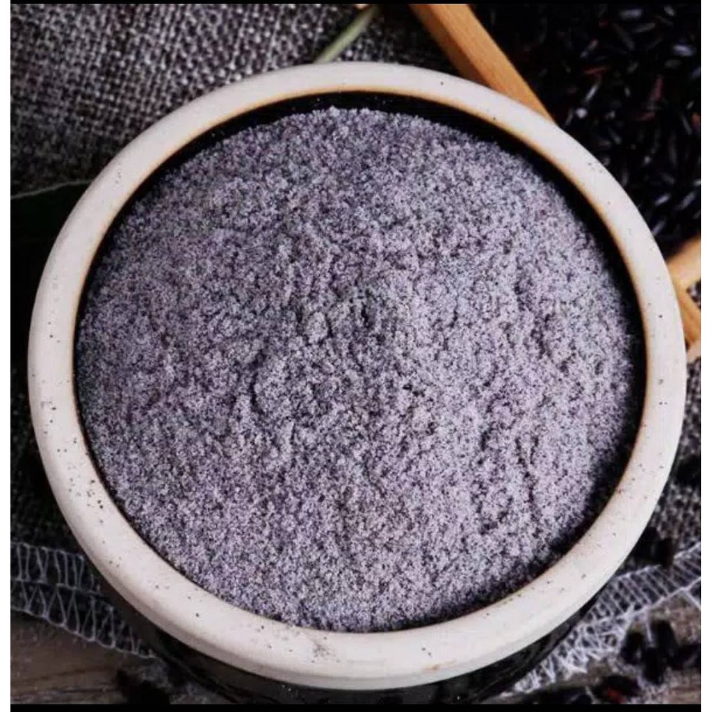Jual BLACK RICE POWDER NET 1000 GR- SERBUK BERAS HITAM 100% PURE ...
