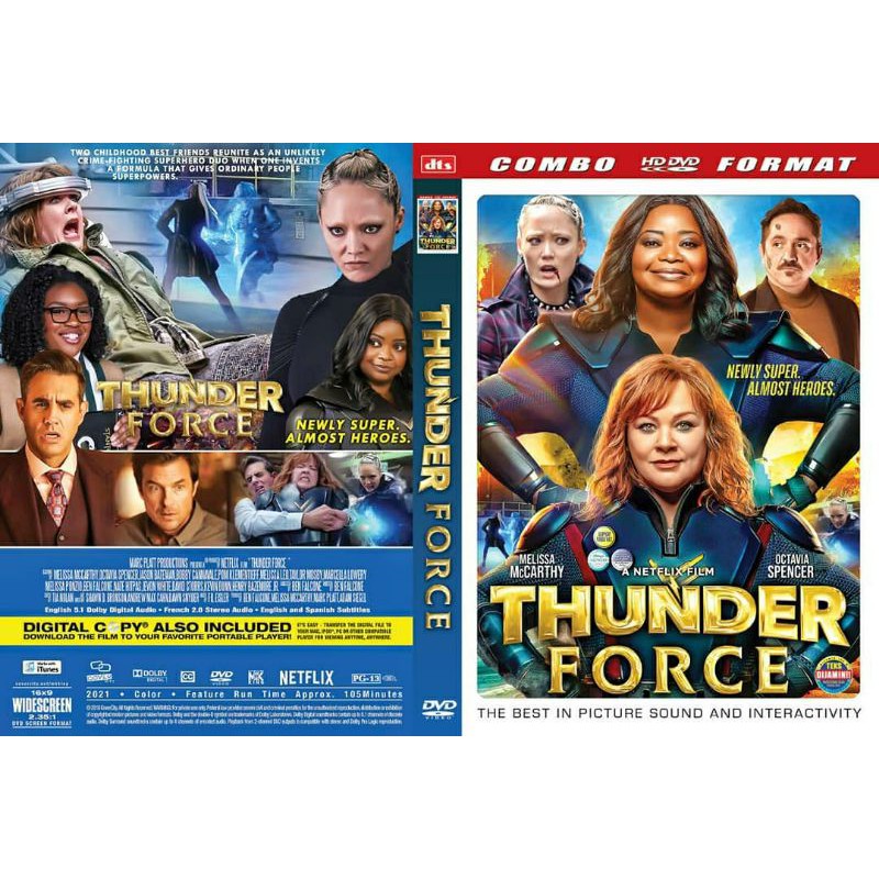 Jual dvd Thunder Force {action, adventure, comedy} {Melissa McCarthy ...