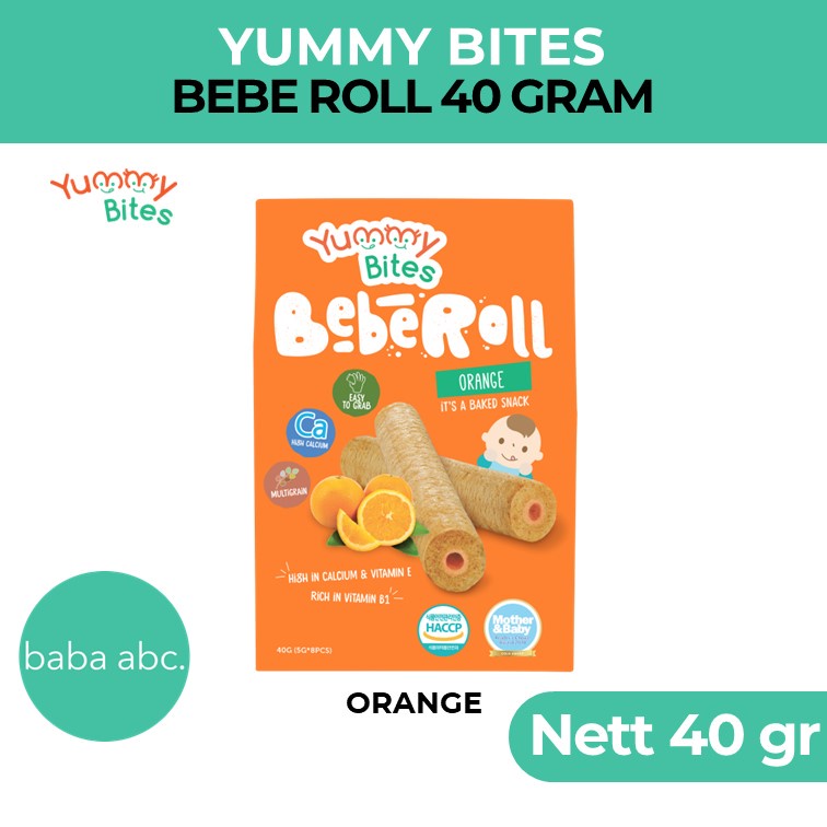 Jual Yummy Bites Bebe Roll Beberoll 40 gram 9 mo+ (9 bulan keatas ...
