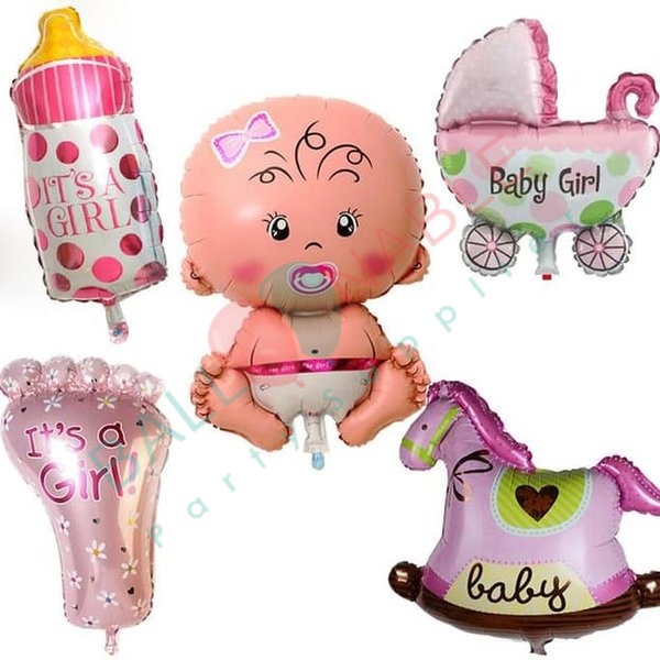Jual Balon Foil Tema Baby Girl / Boy MINI SATUAN | Shopee Indonesia