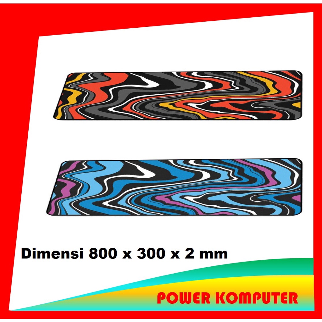 Jual Gaming Mouse Pad XL Desk Mat Motif Abstrak 300 x 800 mm Mousepad ...