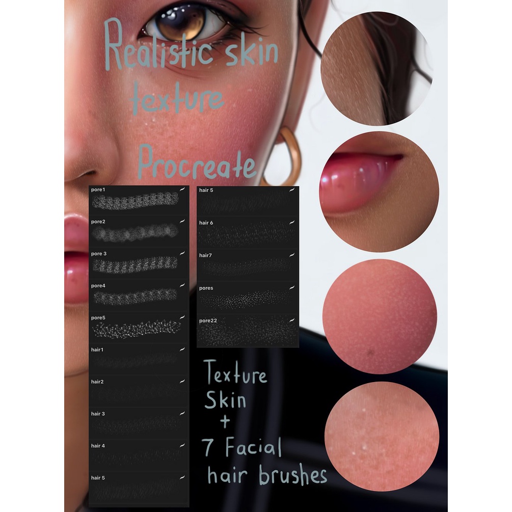 Jual Procreate Brush - Realistic Skin Texture | Shopee Indonesia