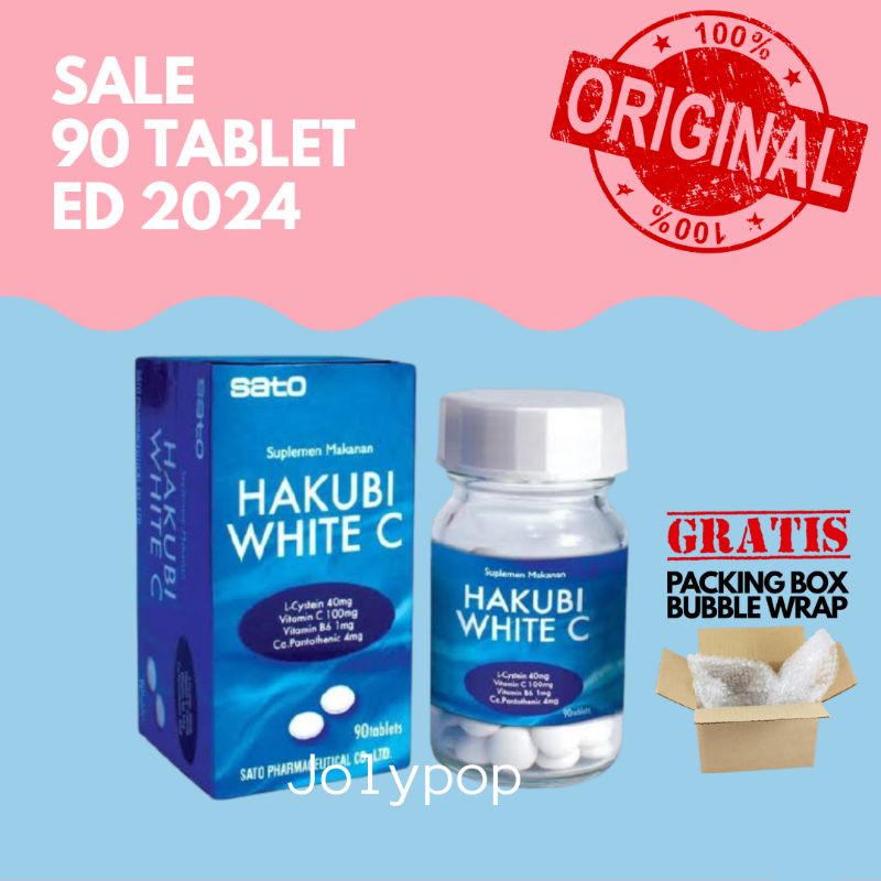 Jual HAKUBI White C Tablet Whitening SATO Japan GARANSI ORIGINAL ...