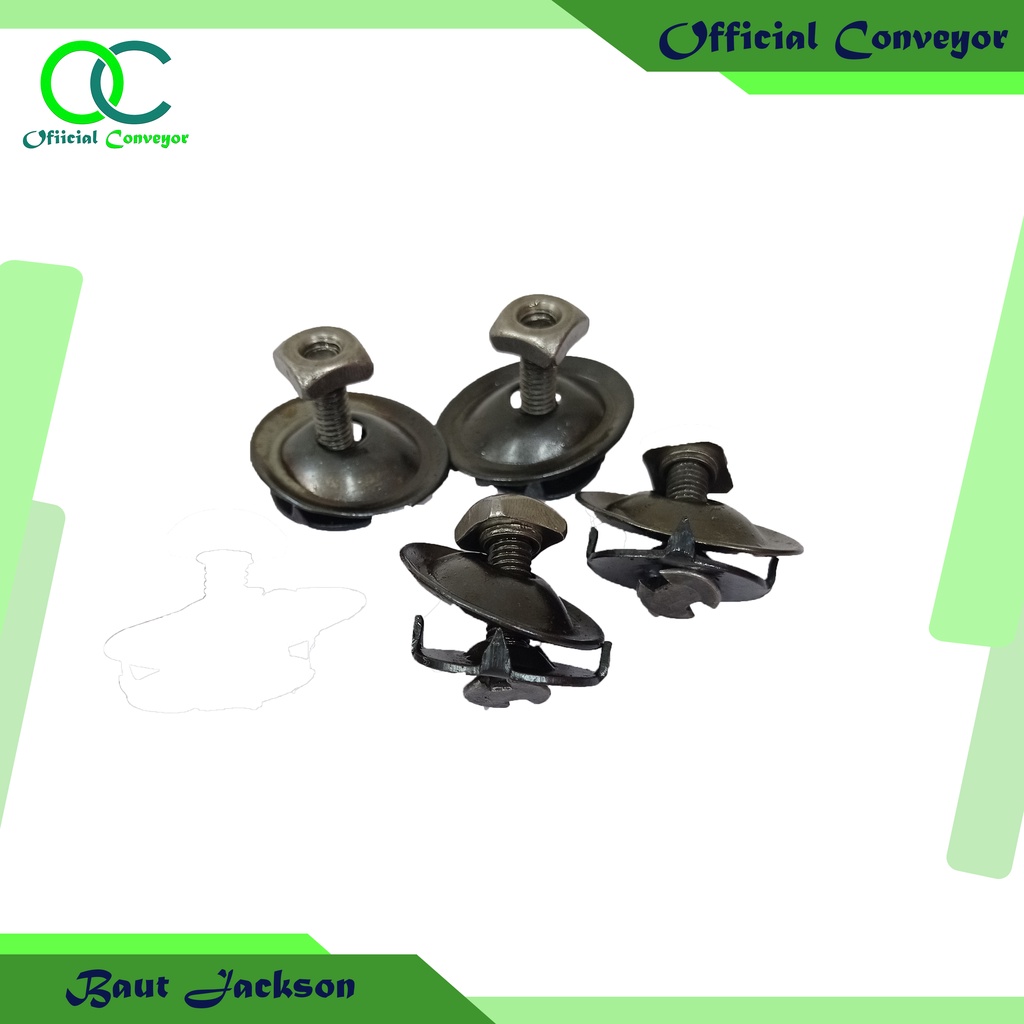 Jual Baut Jackson belt fastener 8 x 32 | 6 x 25 | 10 x 42 | Shopee ...