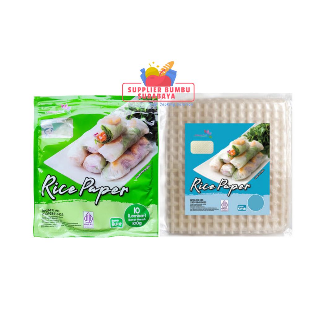 Jual Java Super Food Rice Paper / Kulit Lumpia Vietnam Spring Roll 10 ...