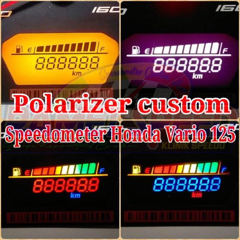 Jual Polarizer speedometer Honda Vario 125 old polaris speedometer ...