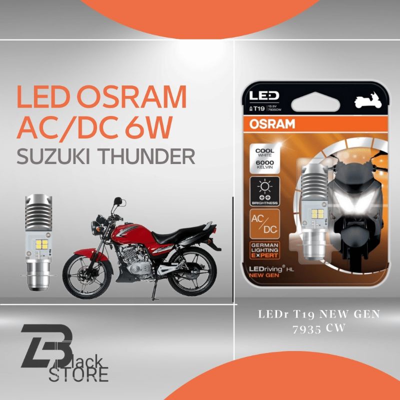 Jual LAMPU DEPAN OSRAM LED T19/LAMPU UTAMA MOTOR SUZUKI THUNDER-COOL ...
