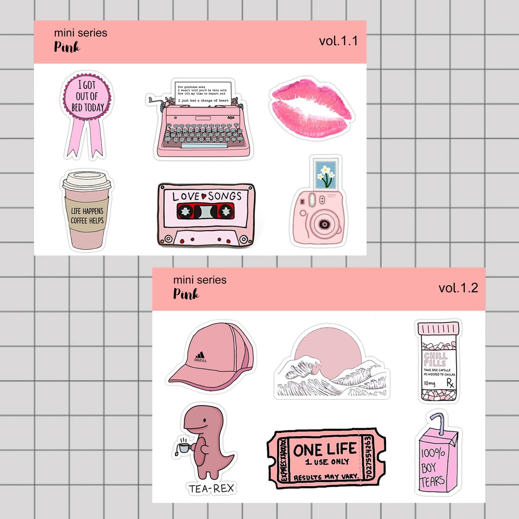 Jual Stiker Tumblr HP aesthetic / Stiker Laptop custom / stiker HP ...