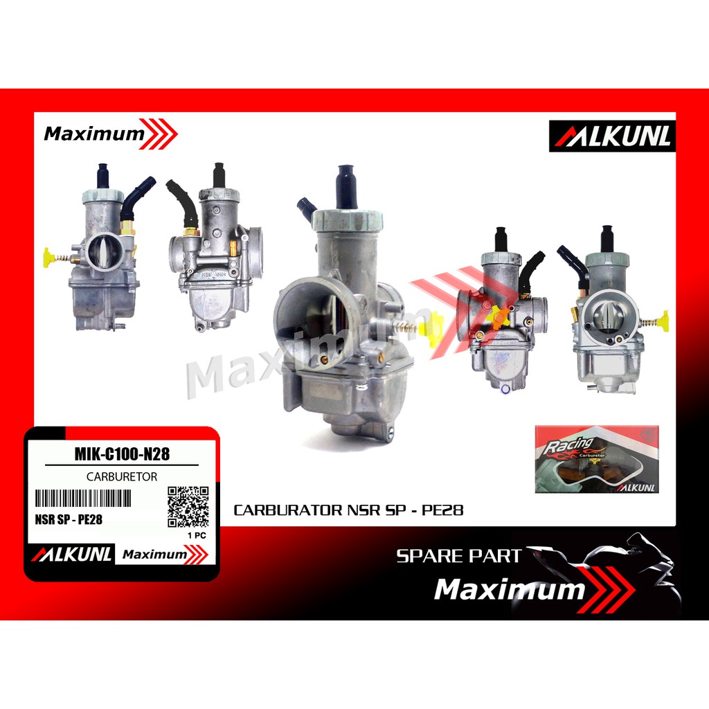 Jual Mikuni Carbu NSR SP/ Karburator PE 28 Crome | Shopee Indonesia