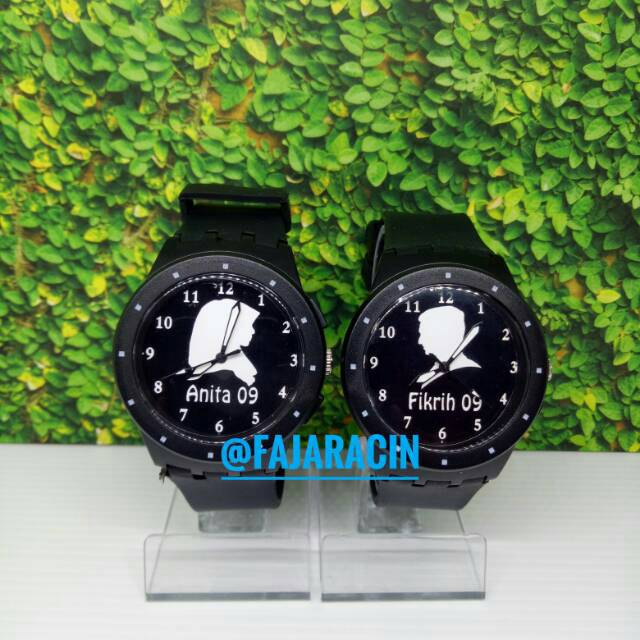 Jual Jam tangan custom costum rubber | Shopee Indonesia