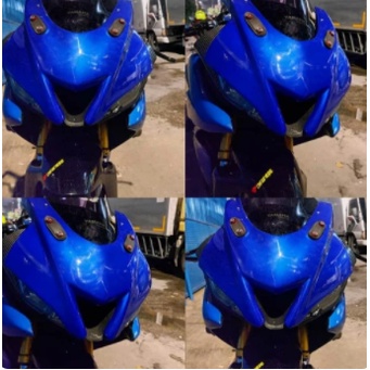 Jual Cover Kedok Topeng Headlamp Sipit R6 Carbon Kevlar Yamaha R15 V3 ...