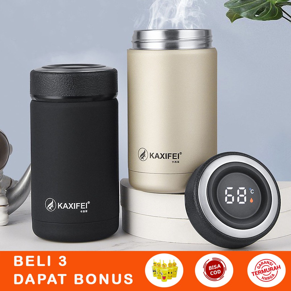 Jual Tumbler Stainless Steel Vacuum Cup 400ml - TERMOS AIR PANAS ...