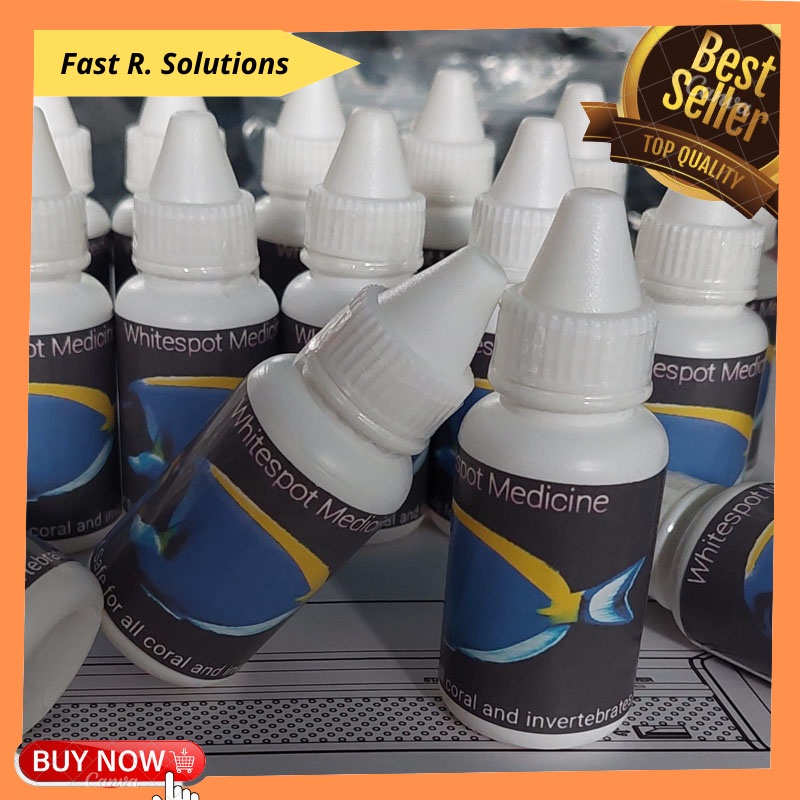 Jual Obat white spot / white spot medicine ikan hias laut | Shopee ...