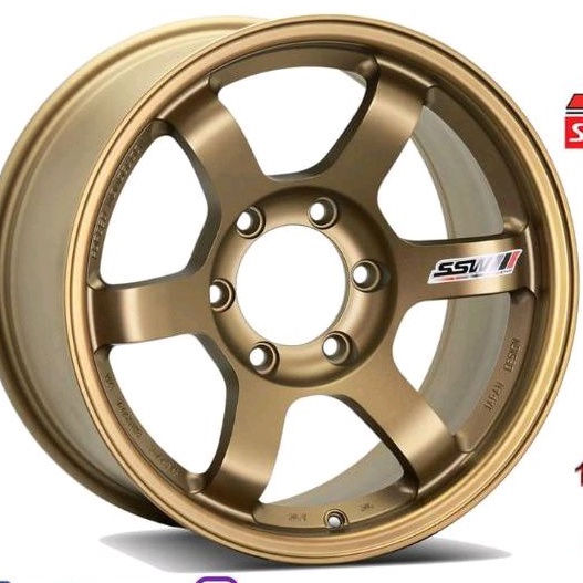 Jual velg mobil ssw ORIGINAL made in thailand S202/te37 ring 17x9 pcd 6x139.7 et 20 | Shopee ...