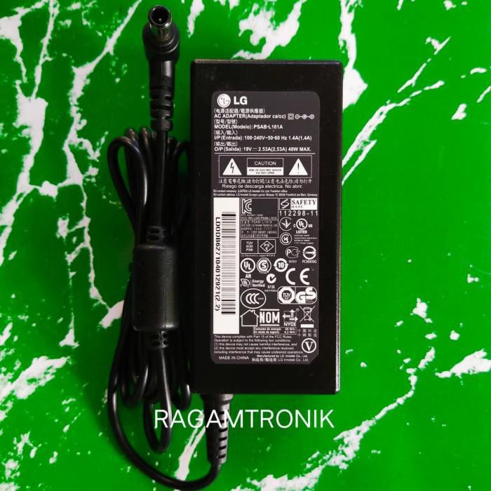 Jual Adaptor Lcd/Led Monitor Lg 19V - 2,53A - Original | Shopee Indonesia