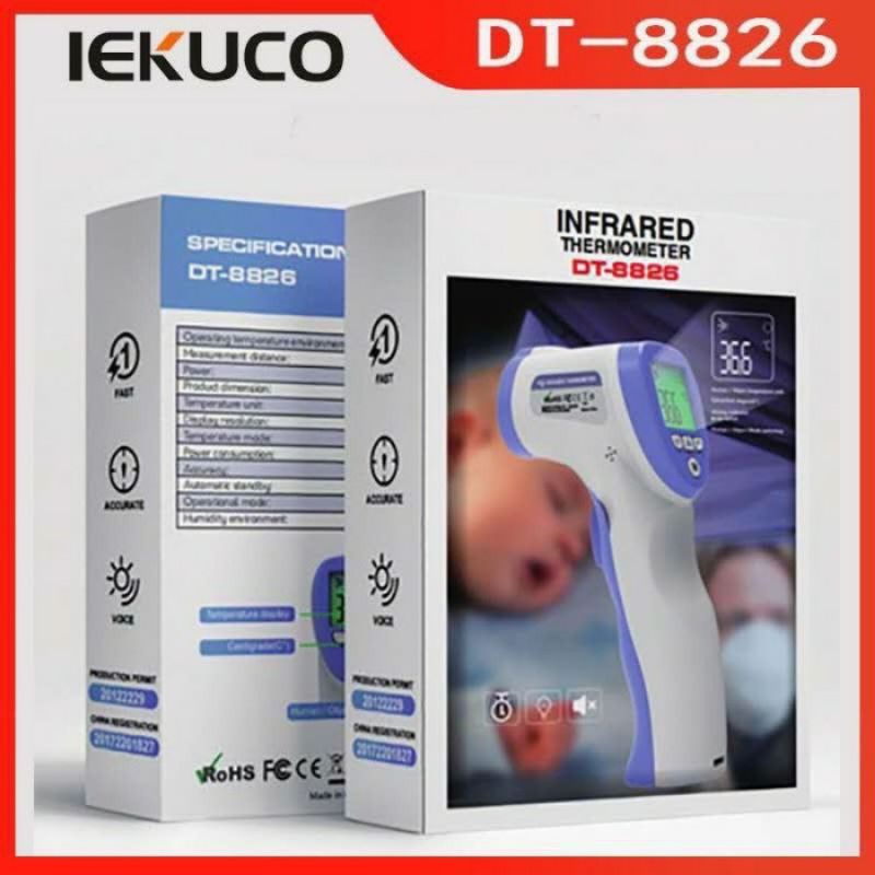 Jual Thermometer Digital Infrared Non Contact termometer Suhu Tubuh ...