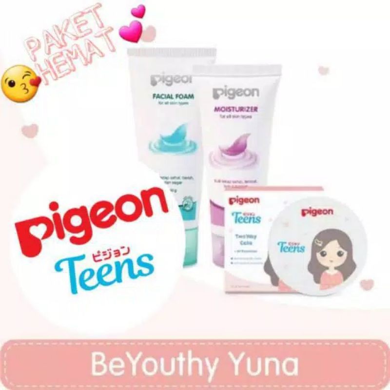 Jual Paket Pigeon Teens Yuna " Oren "(Facial Foam 100ml + Moisturizer ...