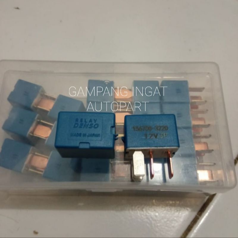 Jual Relay Biru DENSO Kaki 4 12V Relay AC Avanza ORIGINAL | Shopee ...