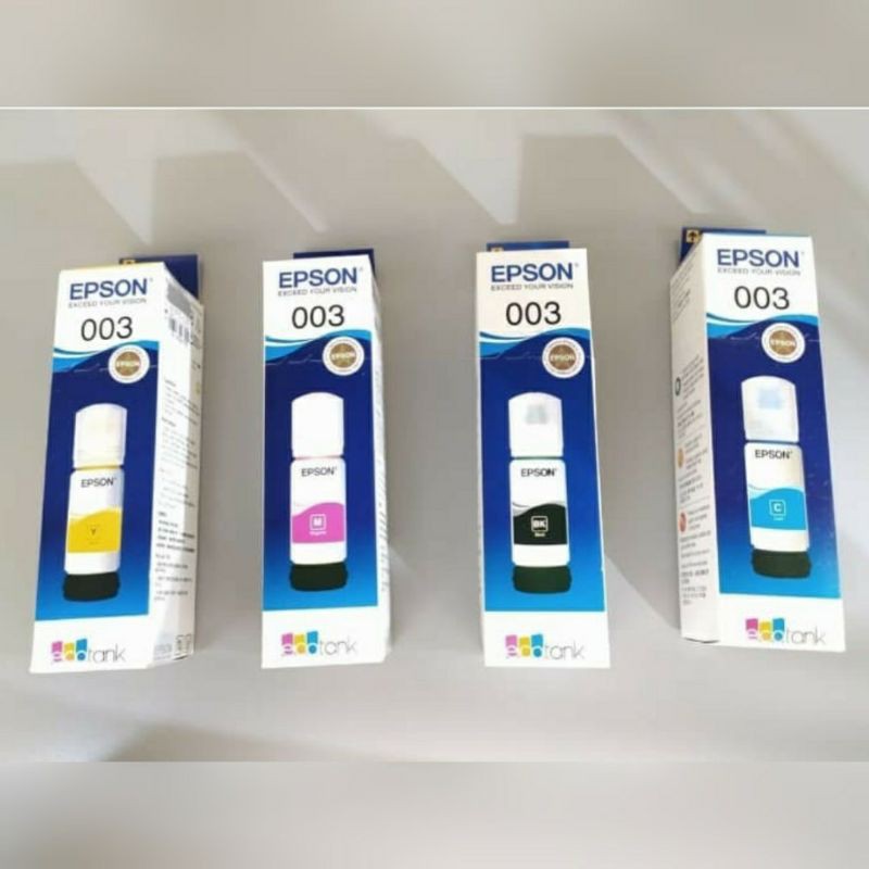 Jual TINTA PRINTER EPSON 003 B C Y M DIJUAL | Shopee Indonesia