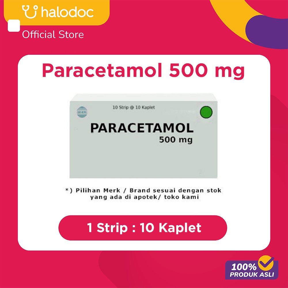 Jual Paracetamol 500 mg 10 Kaplet | Shopee Indonesia
