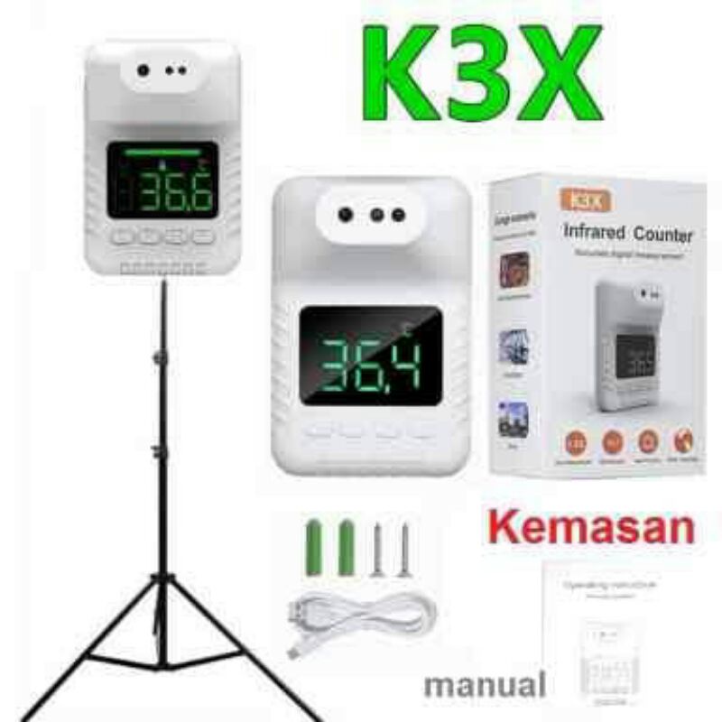 Jual Termometer Dinding Infrared Thermometer Wall Termometer Standing ...