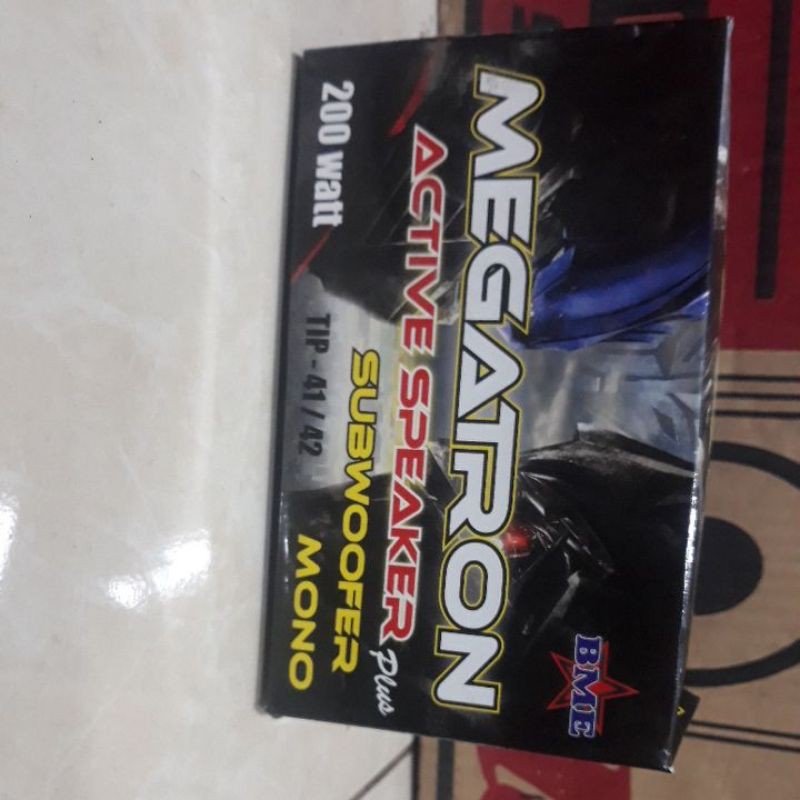 Jual kit speker aktif megatron mono+sub+mic | Shopee Indonesia