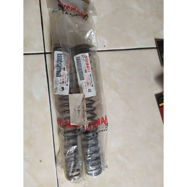Jual spring FR Fork Per Shock PERSHOCK Depan byson original asli yamaha ...