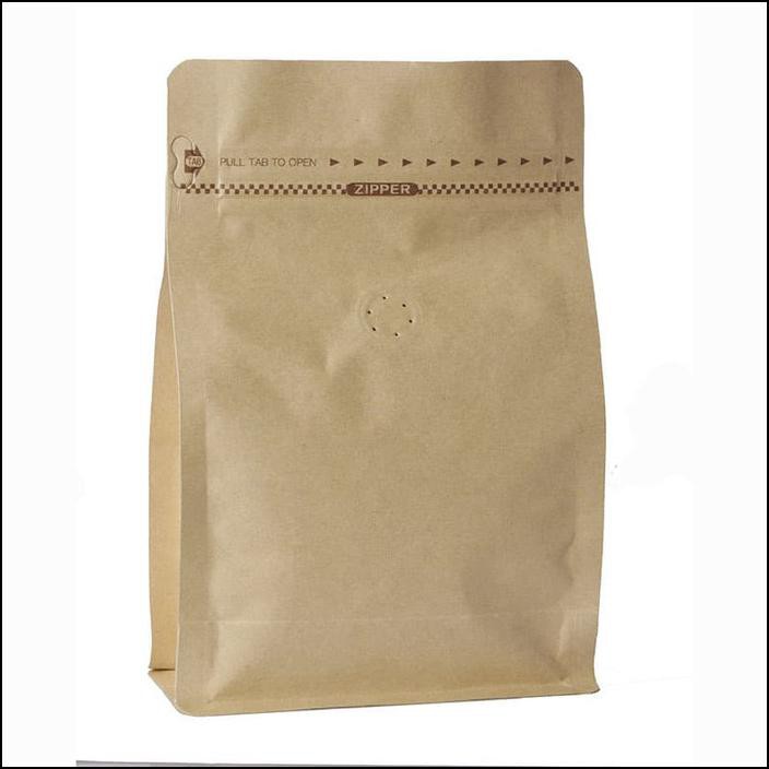 Jual Kemasan Kopi Flat Bottom Box Pouch Zipper Valve Coffee Bag 250G X25Pcs - Putih | Shopee ...