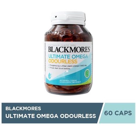 Jual Blackmores Ultimate Omega Odourless isi 60 Kapsul Lunak | Shopee ...