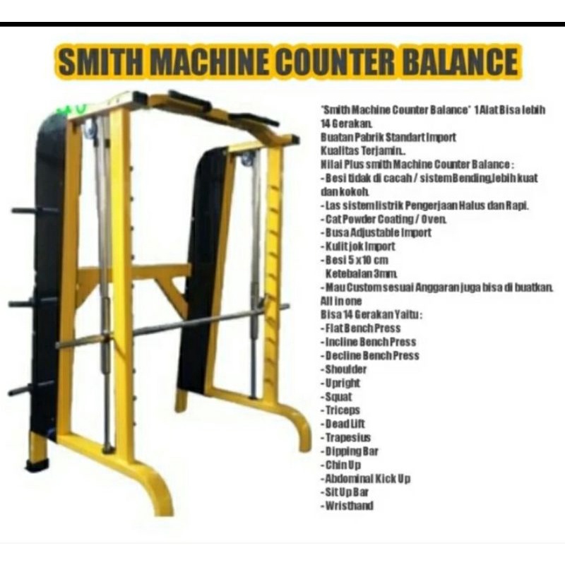 Jual Smith machine counter balance | Shopee Indonesia