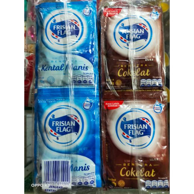 Jual Susu Bendera Sachet / Frisian Flag Sachet kental manis isi 6 ...
