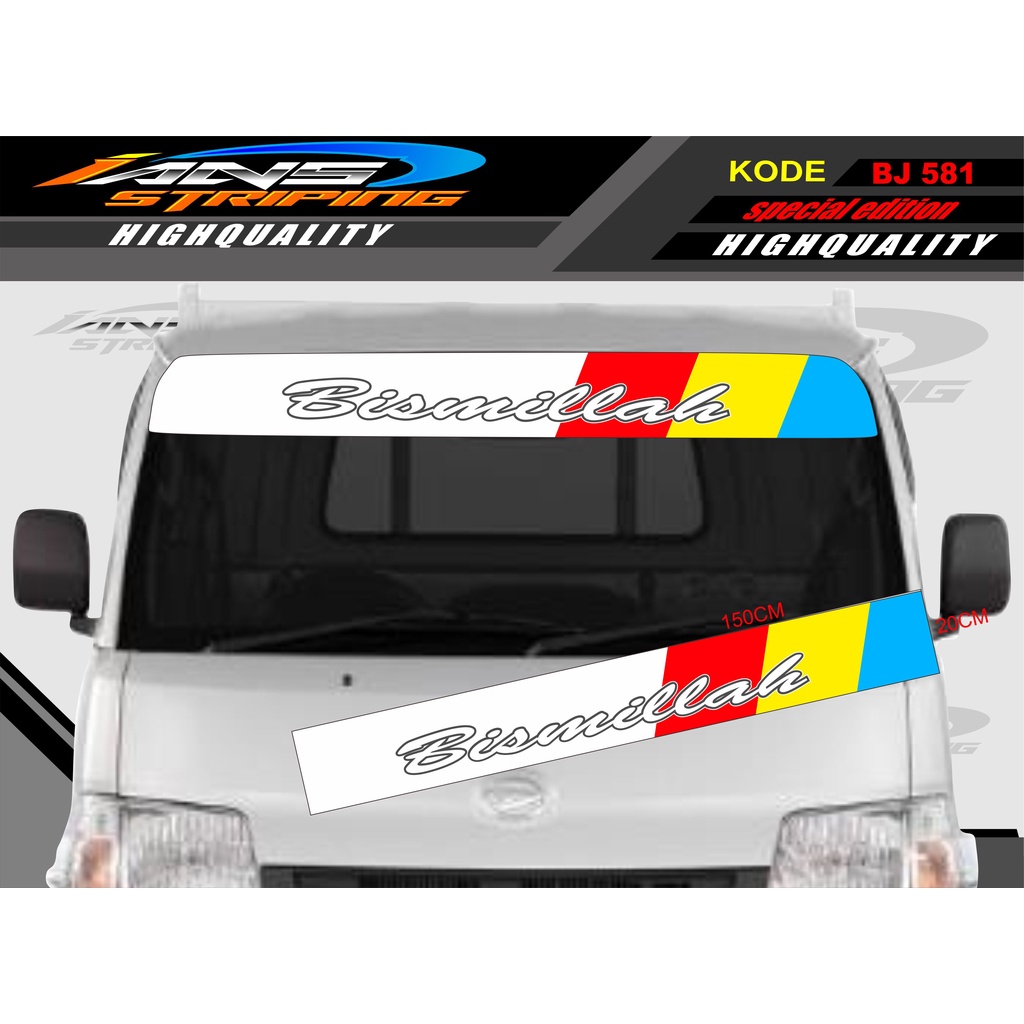 Jual STIKER KACA DEPAN MOBIL L300 / GRANDMAX / PICK UP / CARRY / STIKER ...
