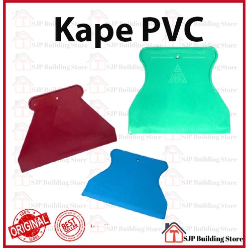 Jual KAPE PLASTIK 5 7 9 INCH DEMPUL TEMBOK DENGAN KOMPON / SCRAPPER PVC ...