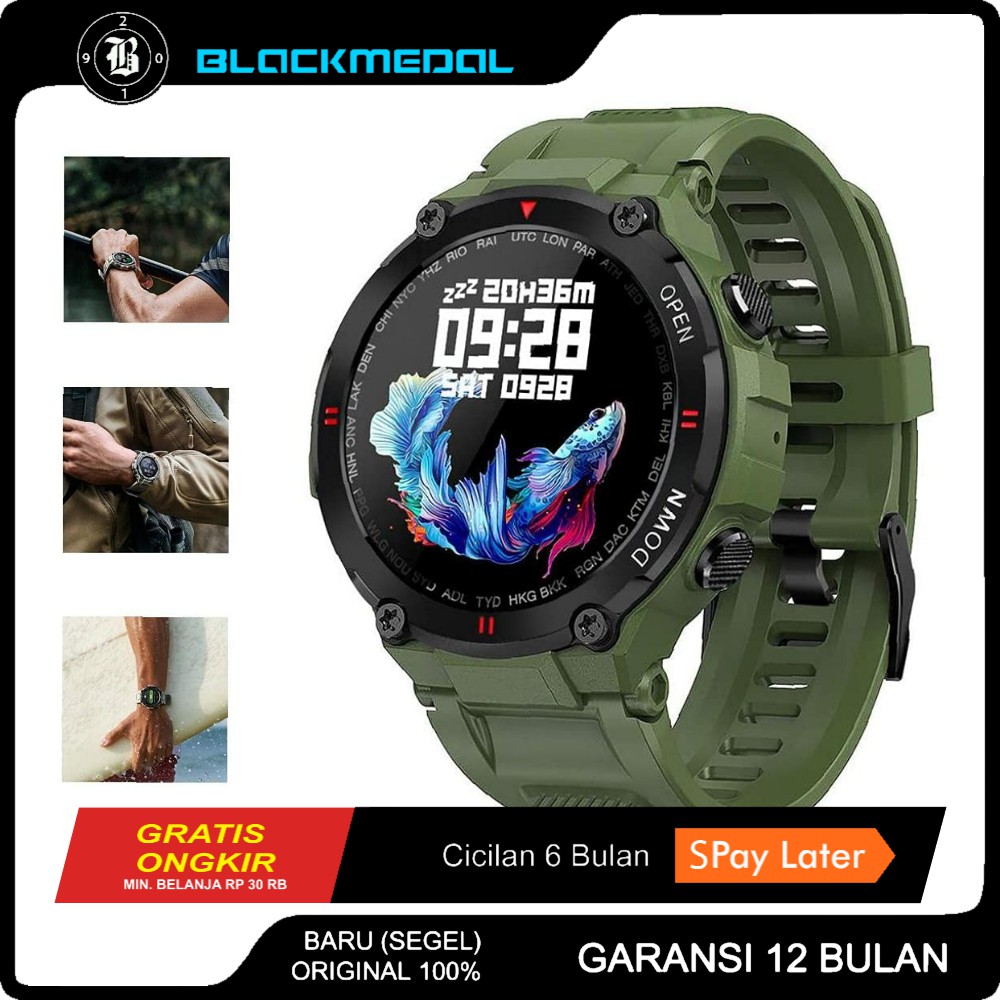 Jual K22 IP67 Smartwatch New 2021 Jam Tangan Pintar Pria Olahraga ...